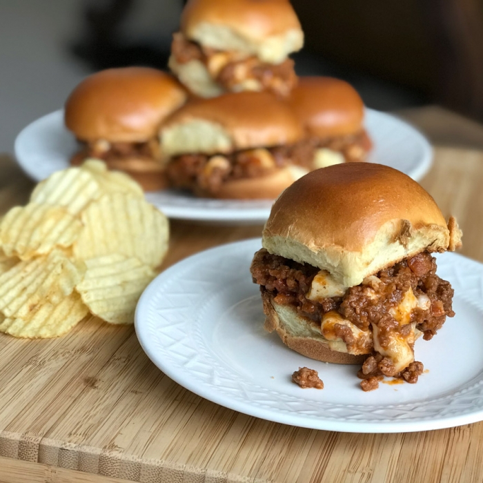 Bacon, Beer, and Cheese Curd Sloppy Joes - Ellsworth Creamery