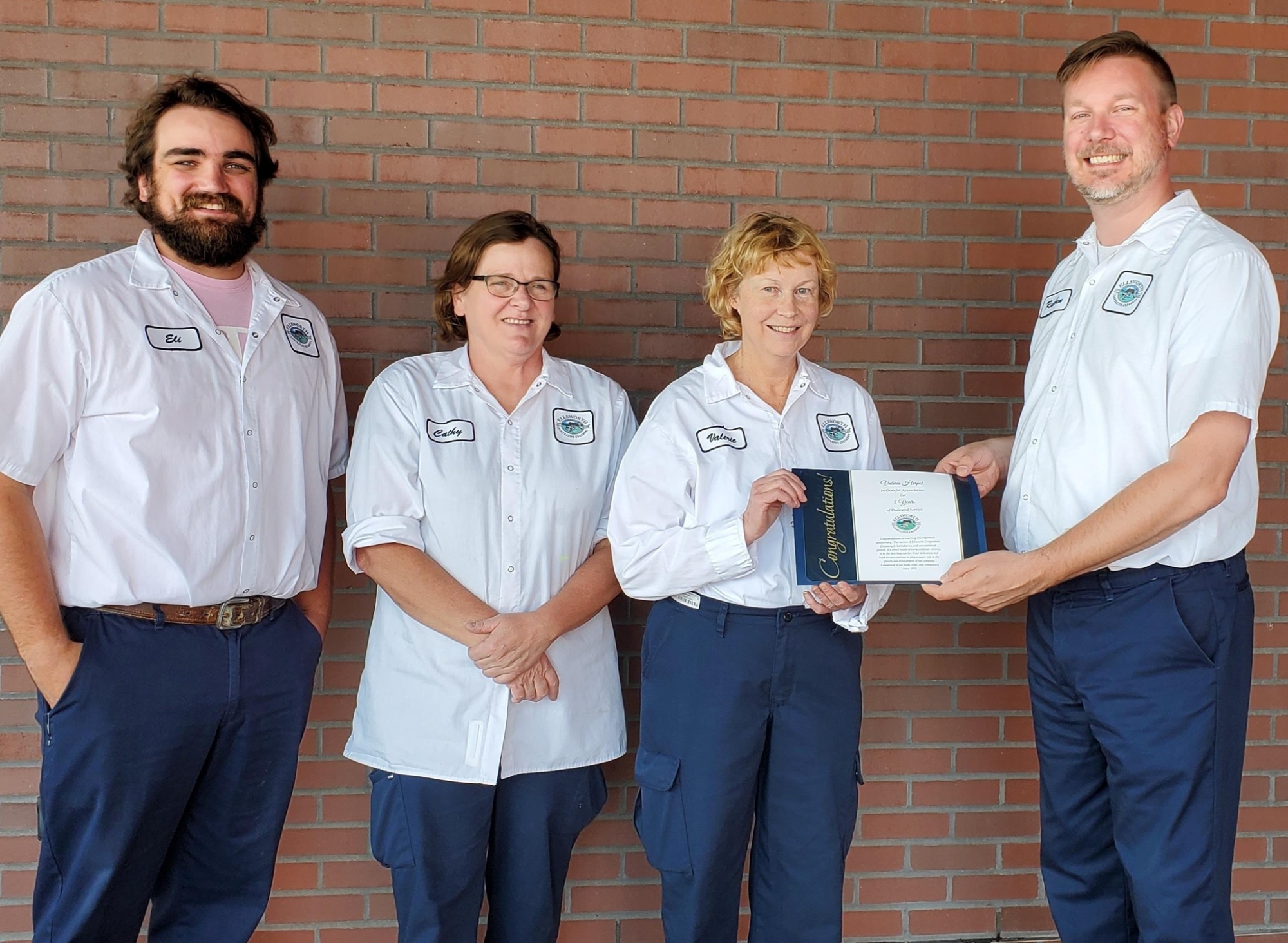 2022 Employee Milestones - Ellsworth Creamery