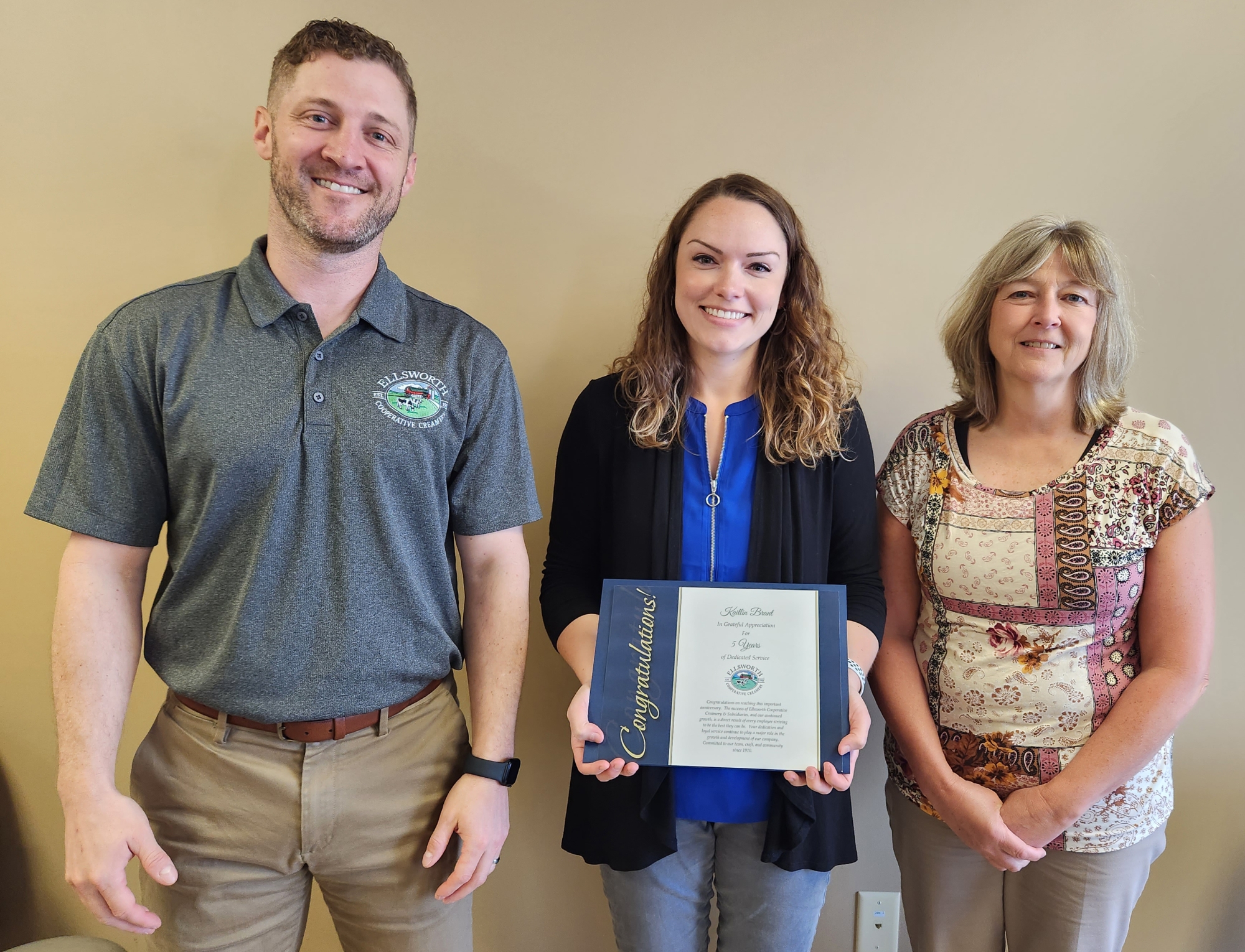 2023 Employee Milestones - Ellsworth Creamery