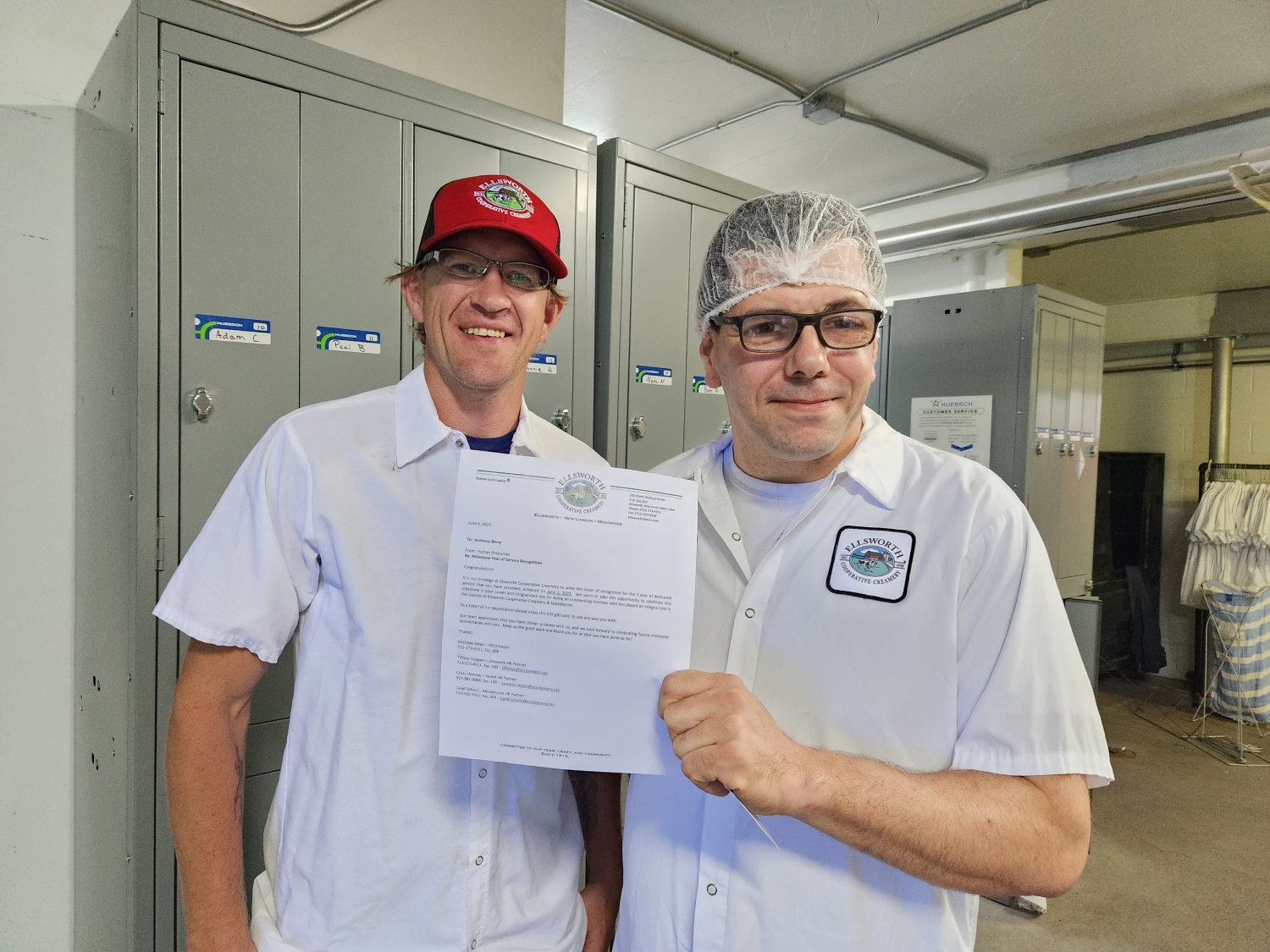 2023 Employee Milestones - Ellsworth Creamery