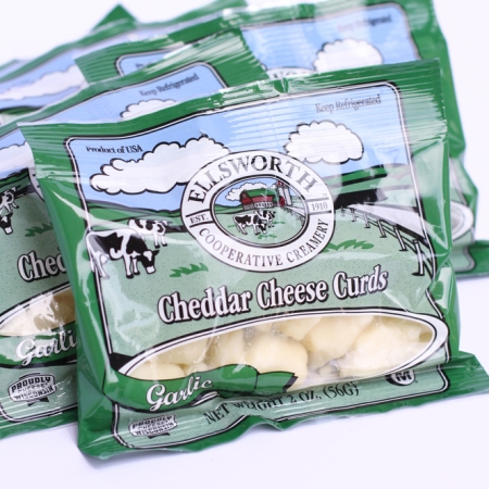 2 oz Garlic Cheese Curds - Ellsworth Creamery