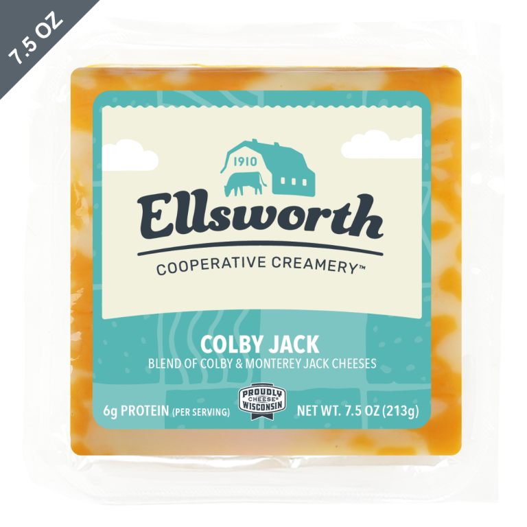 7.5 oz Colby Jack Cheese (Montico) - Ellsworth Creamery